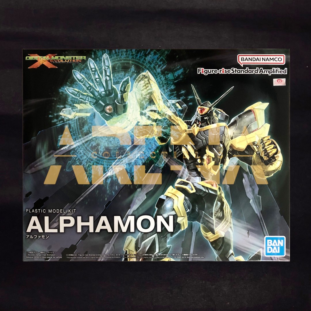[In Stock] Figure-Rise Standard Amplified Digimon Evolution Alphamon ...
