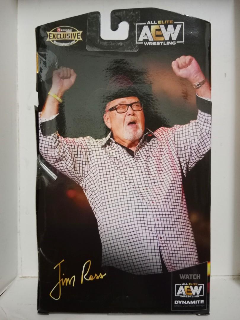 Jazwares AEW Unrivaled Jim Ross Commentator WWE JR Wrestling Action ...