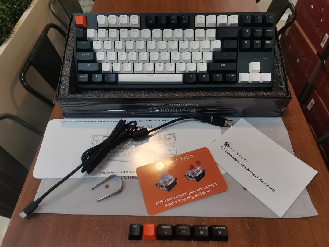 Keychron C1 TKL Mechanical Keyboard, Hotswap Non LED, Computers & Tech ...
