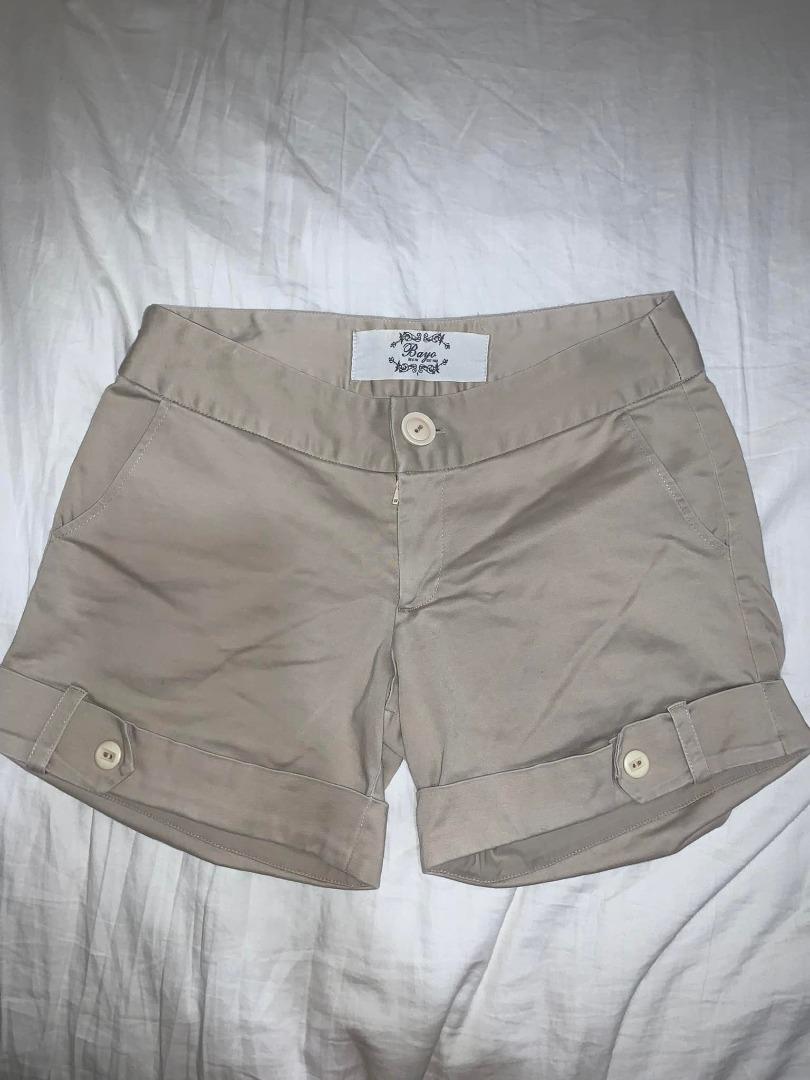 Khaki Light Brown Shorts, Women's Fashion, Bottoms, Shorts on Carousell