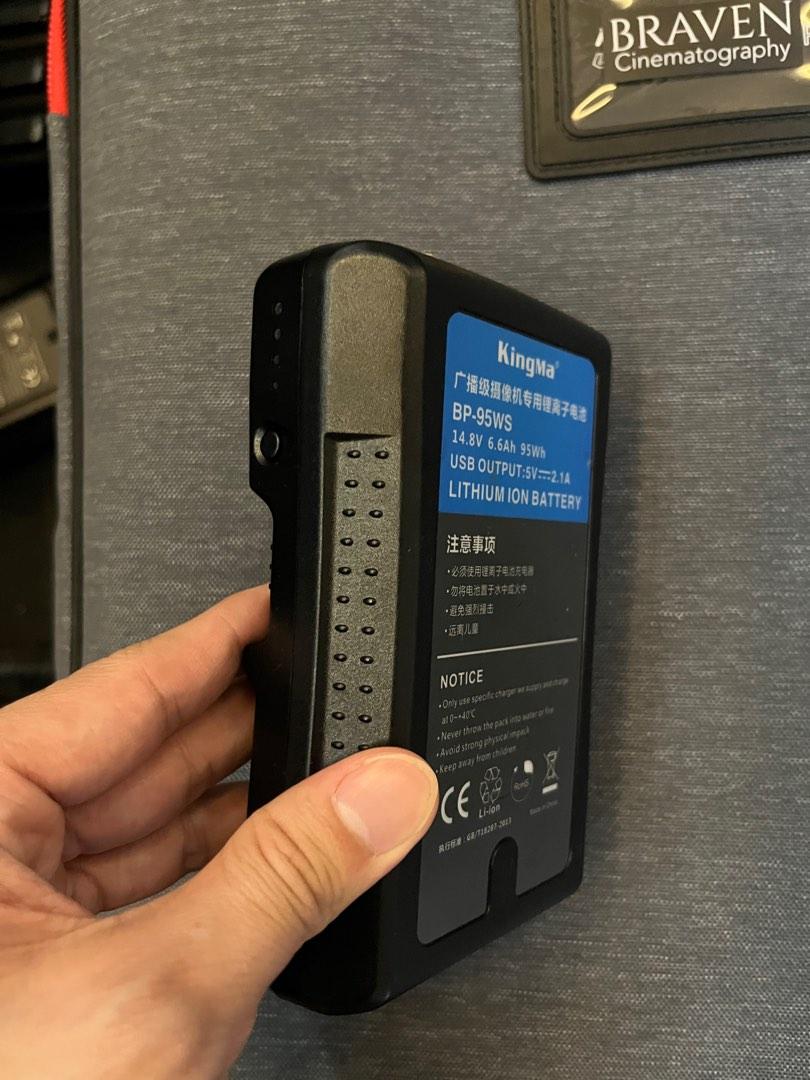 Kingma 95wh vmount battery, Photography, Photography Accessories ...