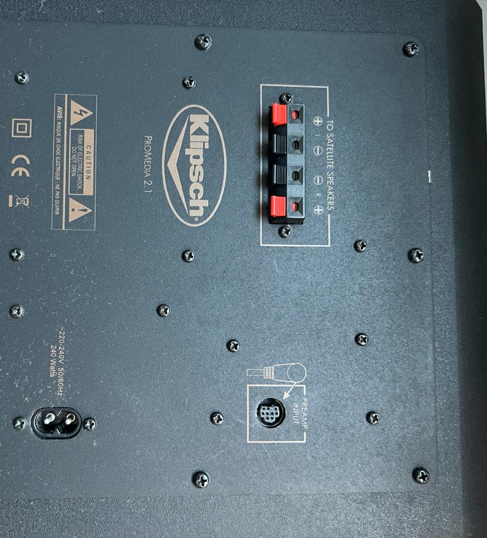 Klipsch ProMedia 2.1 THX Certified Computer Speaker, Audio, Soundbars ...