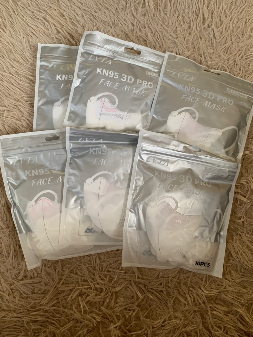 KN95 3D Mask, Health & Nutrition, Face Masks & Face Shields on Carousell