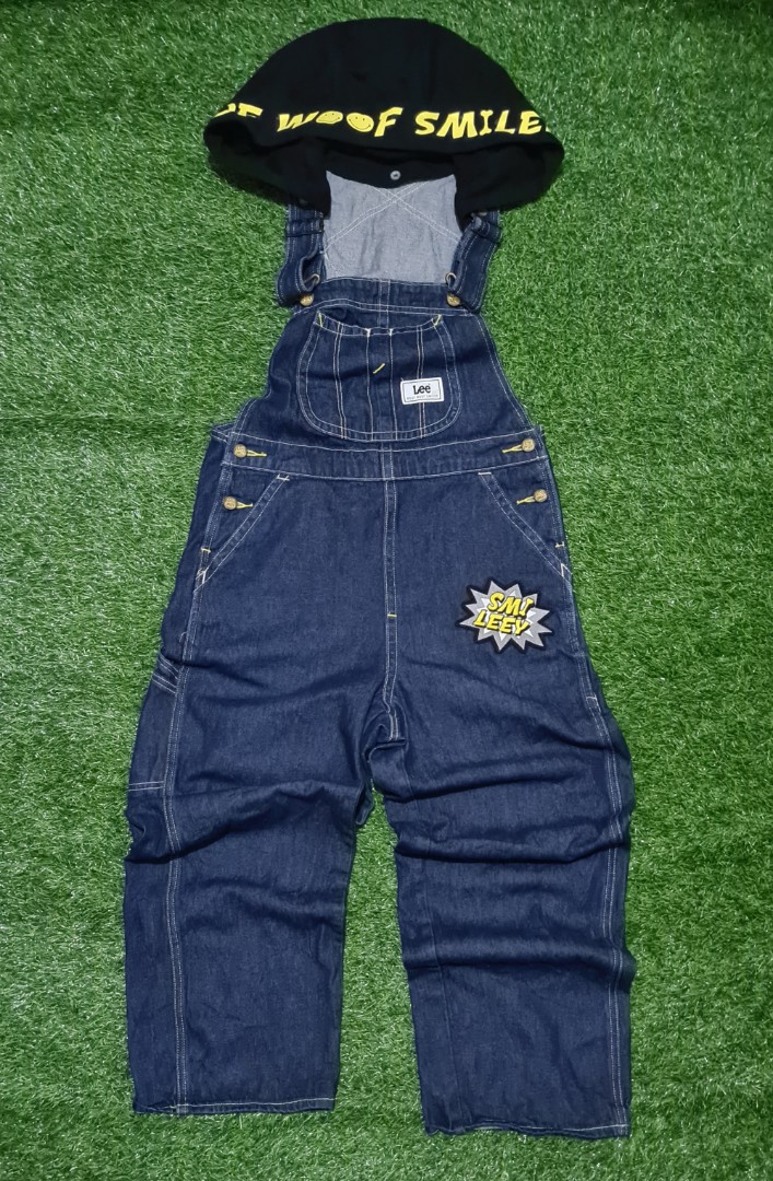 LEE X SMILEY WOOF WOOF DUNGAREES, Women's Fashion, Bottoms, Other ...