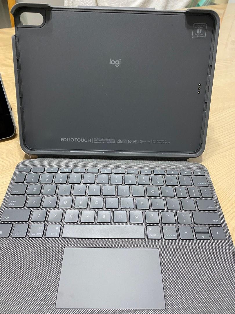 Logitech Folio Touch Backlit keyboard case with trackpad for Pad Air 10 ...