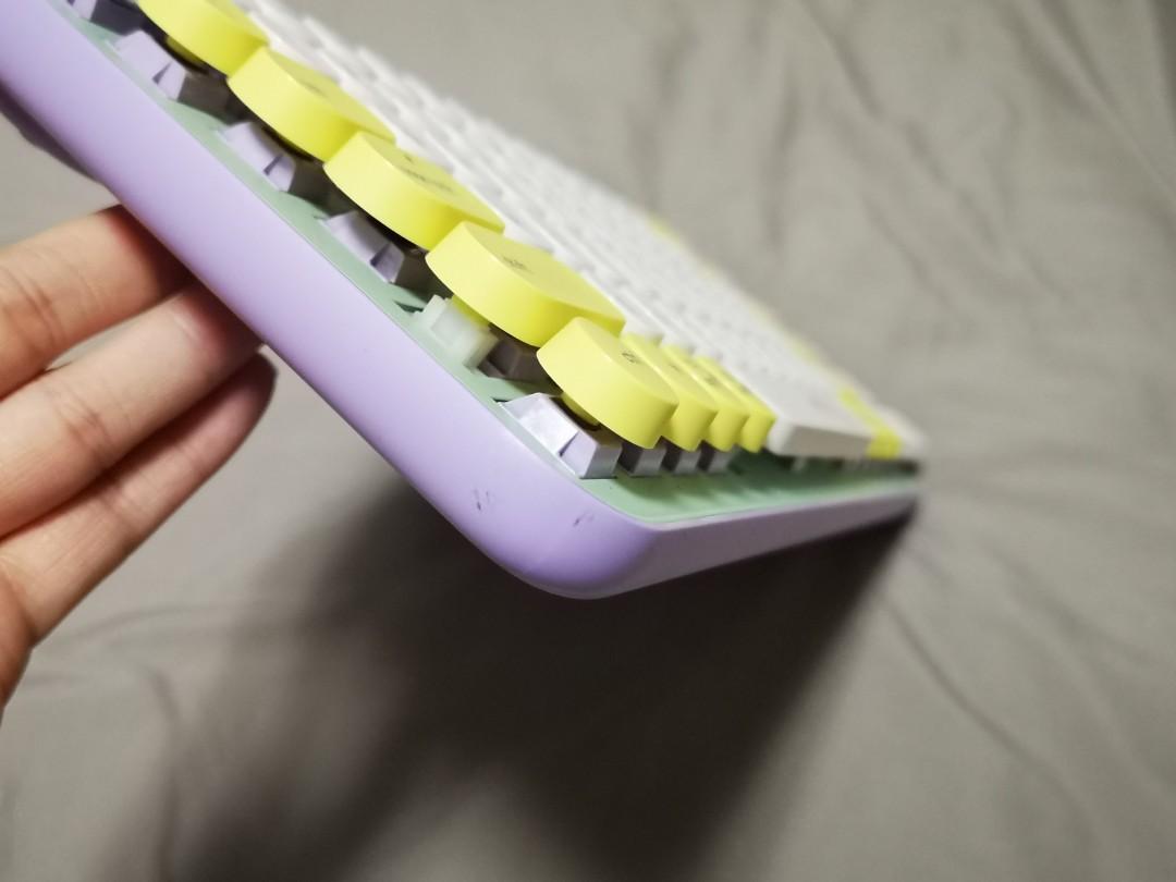 Logitech POP keys purple, Computers & Tech, Parts & Accessories ...