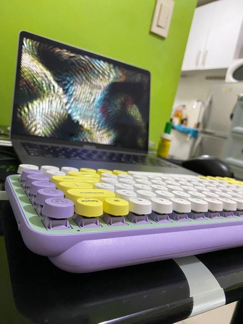 Logitech pop keys wireless mechanical keyboard, Computers & Tech, Parts ...