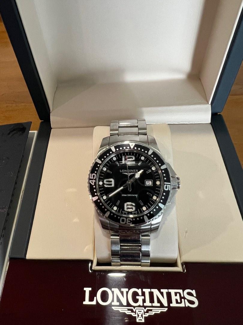 Longines Hydroconquest Quartz 41mm, Luxury, Watches on Carousell