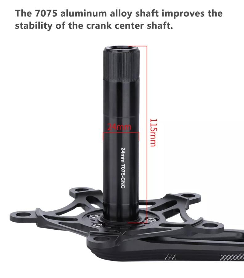 LP Litepro Bicycle Hollow Crank 130BCD Alloy Crank Arm Ultra-Light ...