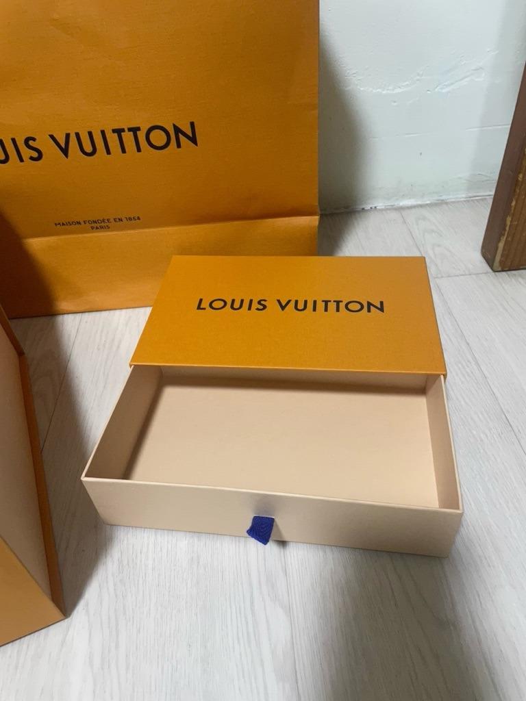 LV boxes and paper bag, Luxury, Accessories on Carousell