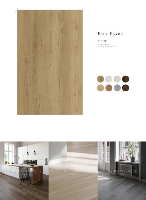 LVT 6mm Click System Luxury Vinyl Flooring Colour Catalogue Wood Pine ...