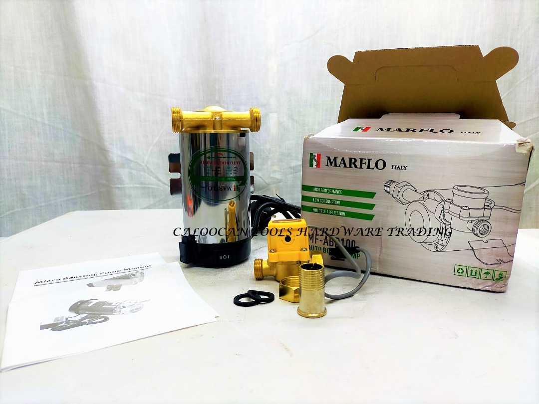 MARFLO Italy 100W Auto Boost Pump (MF-ABP100), Commercial & Industrial ...