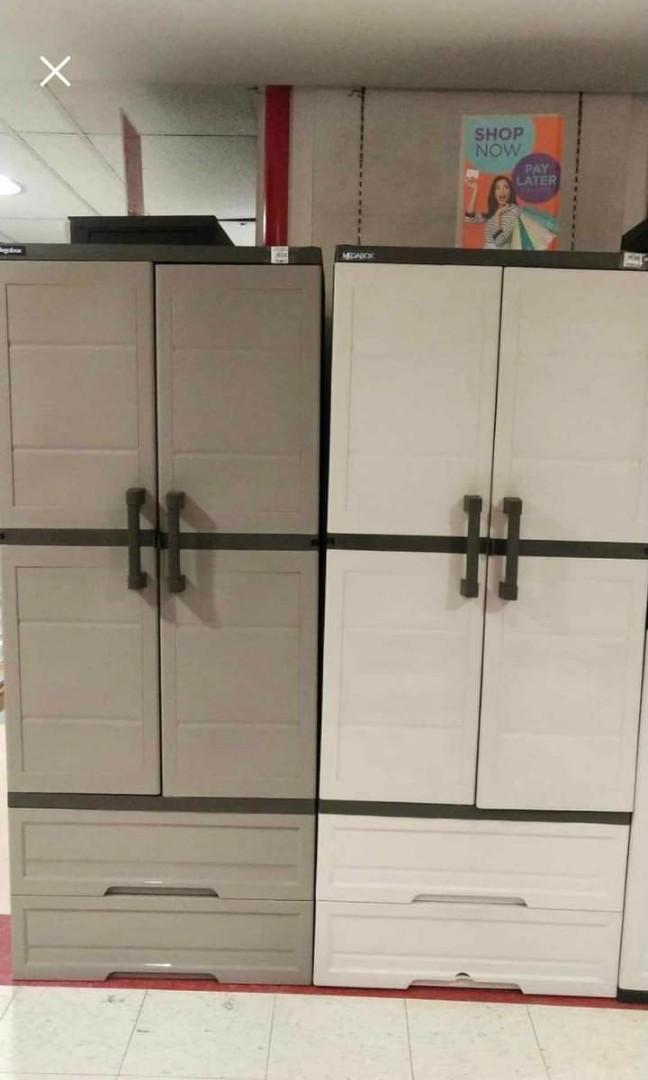 Mega box wardrobe with Drawer(Disassemble), Furniture & Home Living ...