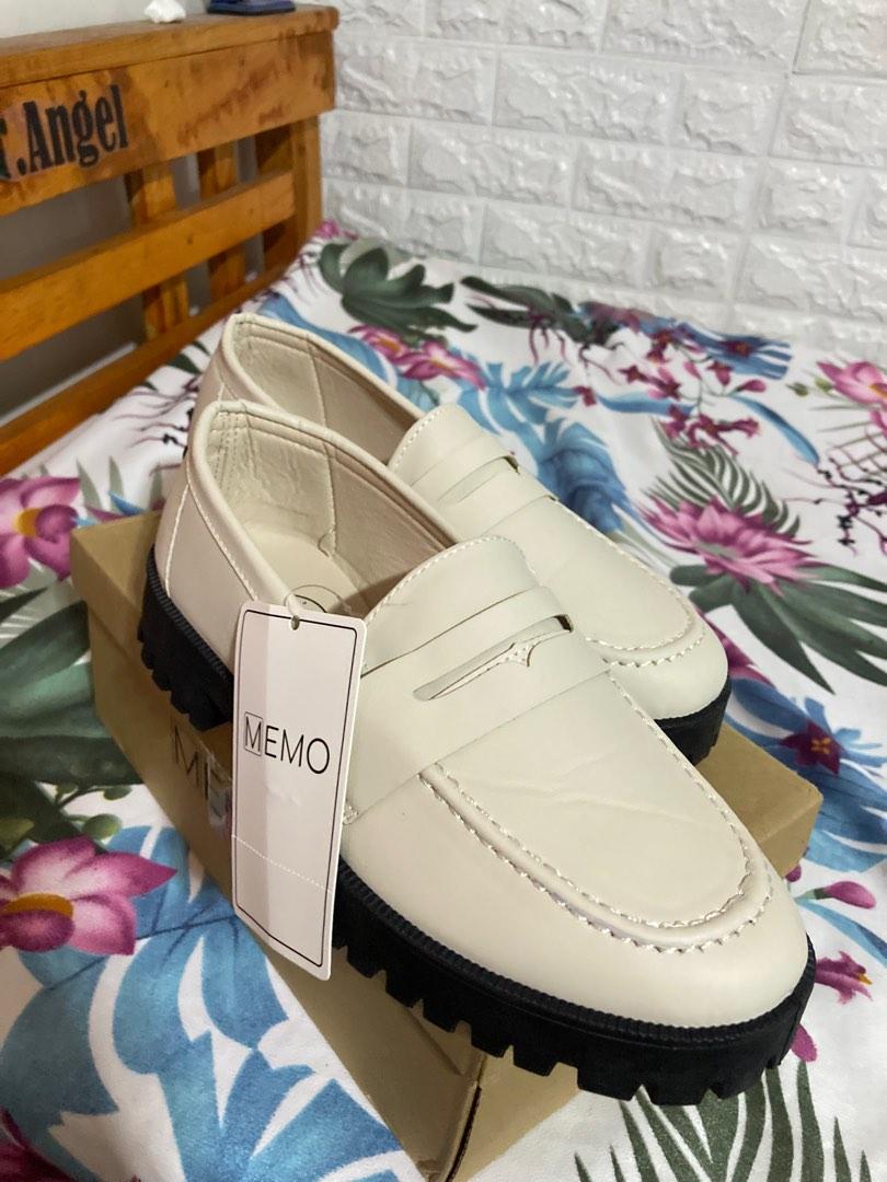 Memo Cream Loafers for Women, Women's Fashion, Footwear, Loafers on ...