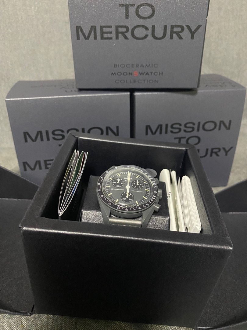 Mercury Omega x Swatch, Luxury, Watches on Carousell