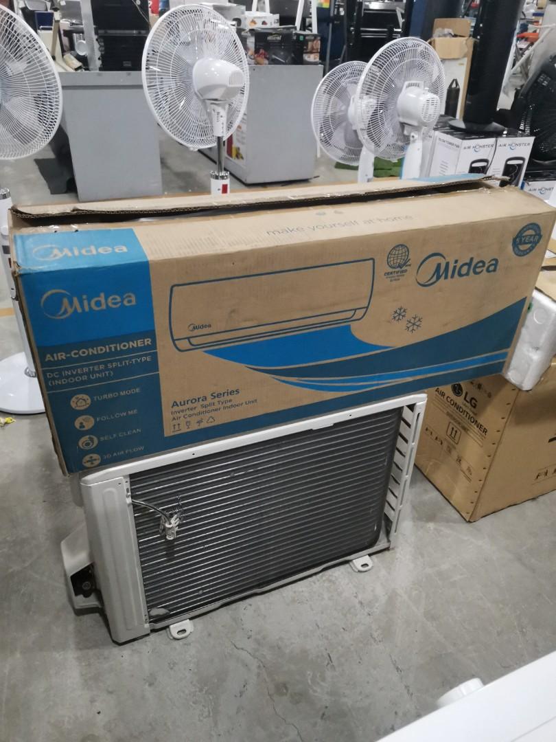 MIDEA SPLIT TYPE AIRCON, TV & Home Appliances, Air Conditioning and ...