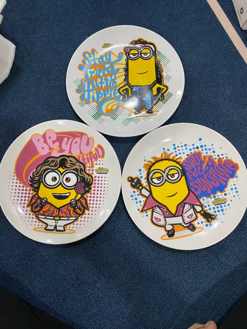 Minion Plate, Hobbies & Toys, Collectibles & Memorabilia, Vintage ...