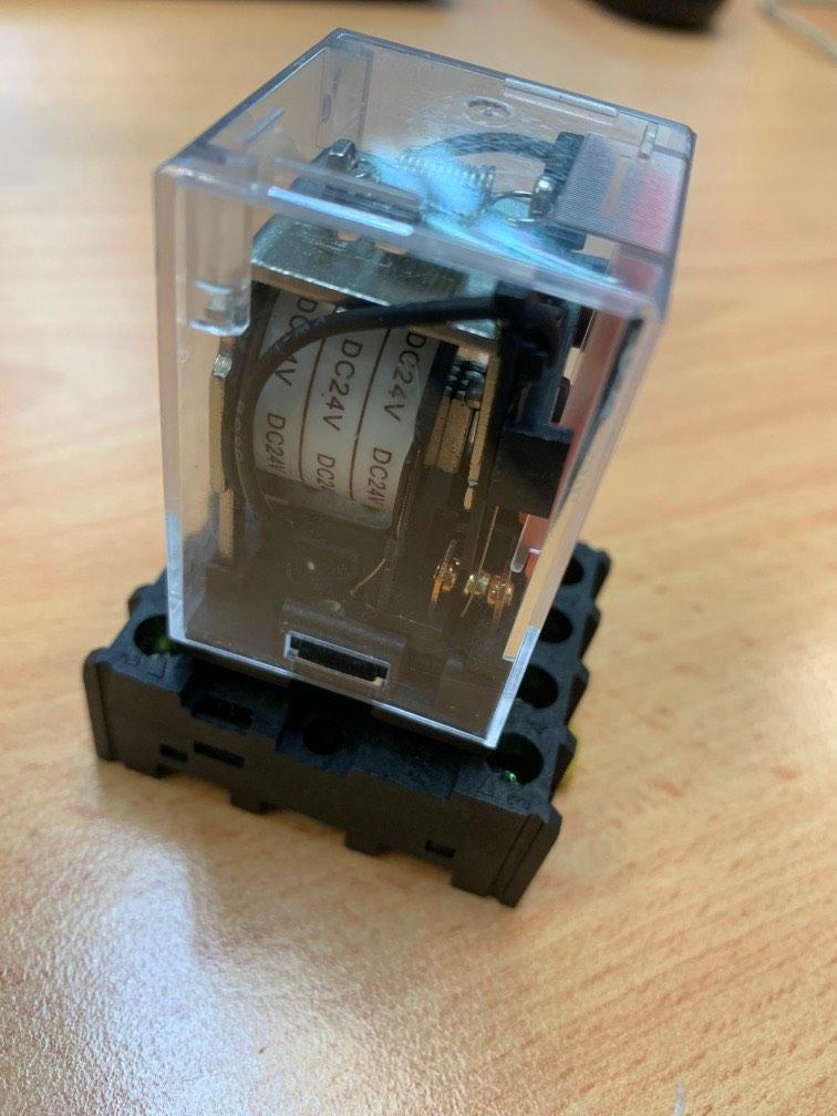 Omron MK2P-I 8 pin round relay, Computers & Tech, Parts & Accessories ...