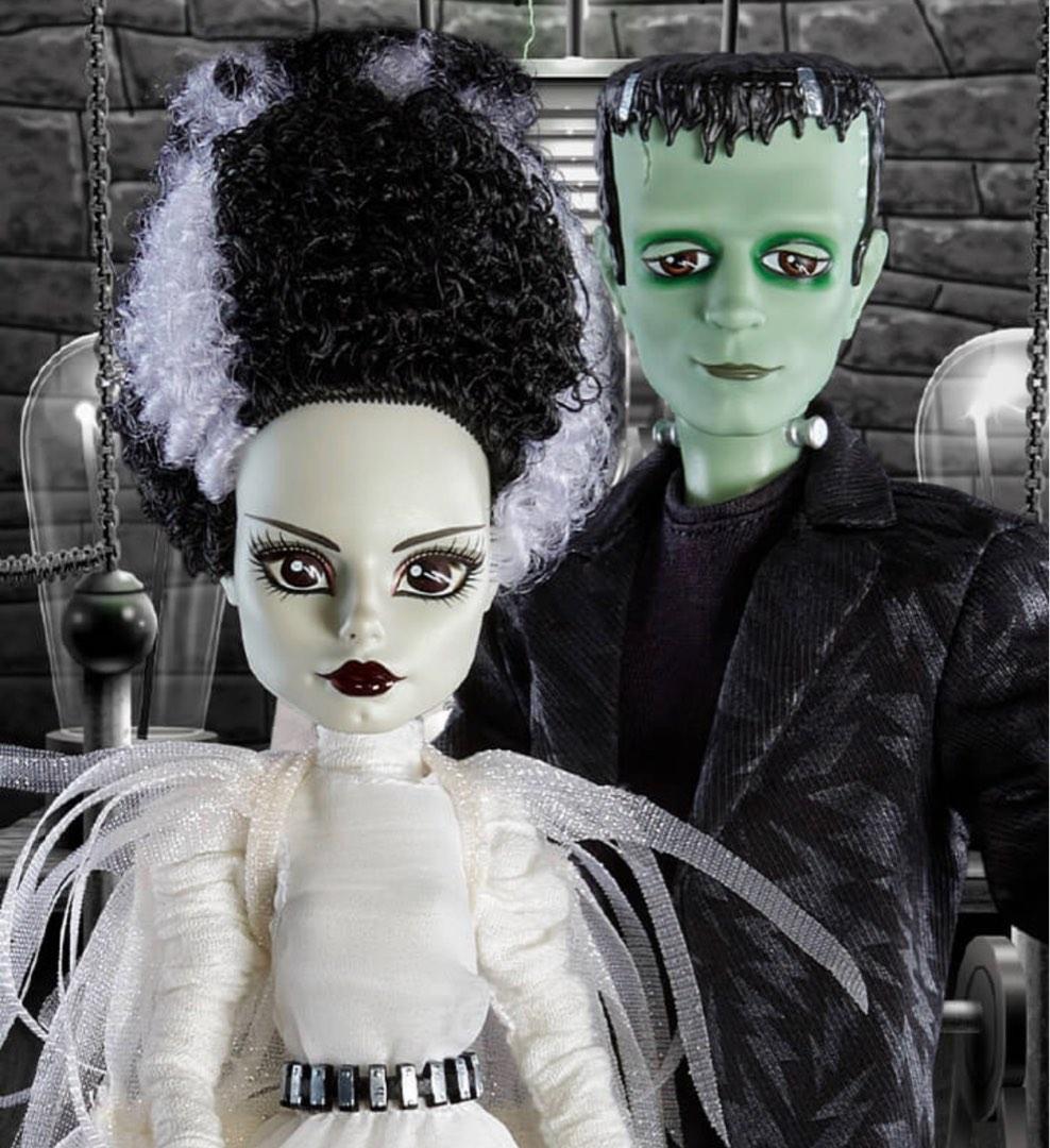 Monster High Frankenstein and Bride of Frankenstein Skullector Doll Set ...