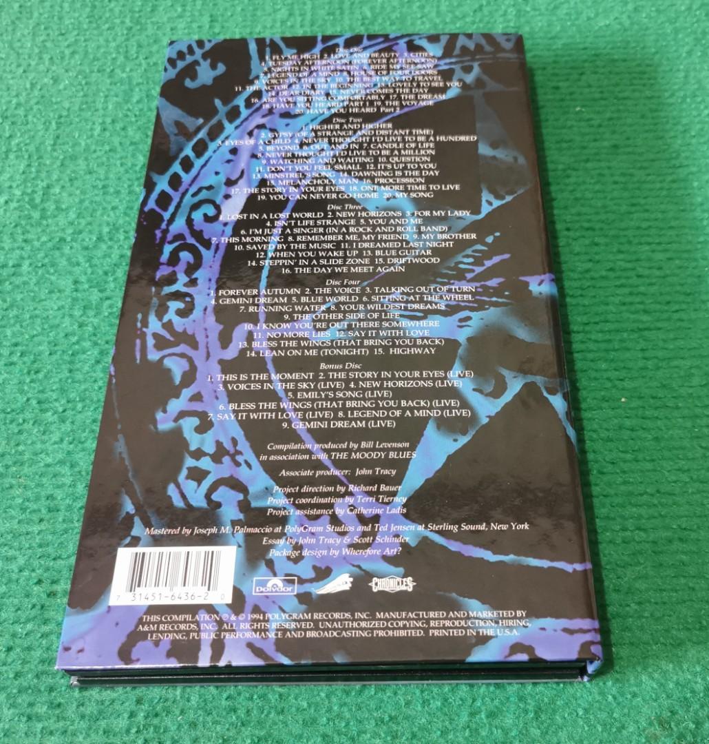 Moody Blues Time Traveller 4CD Set, Hobbies & Toys, Music & Media, CDs ...