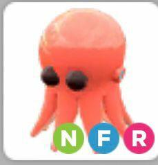 Adopt Me Neon Fly Ride Octopus, Video Gaming, Gaming Accessories, In ...