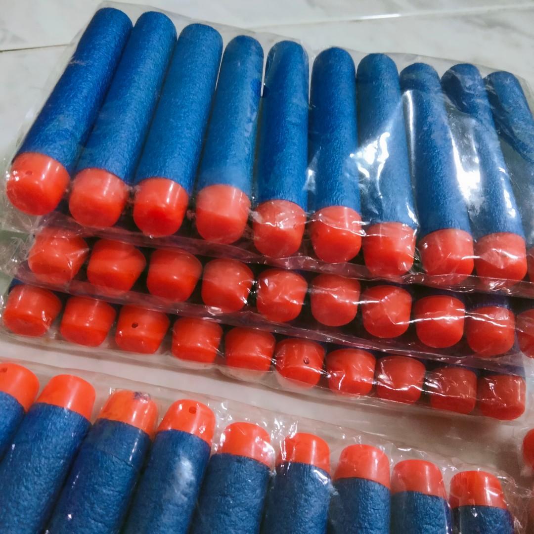 Nerf gun bullets 100 bullets (Brand New), Hobbies & Toys, Toys & Games ...