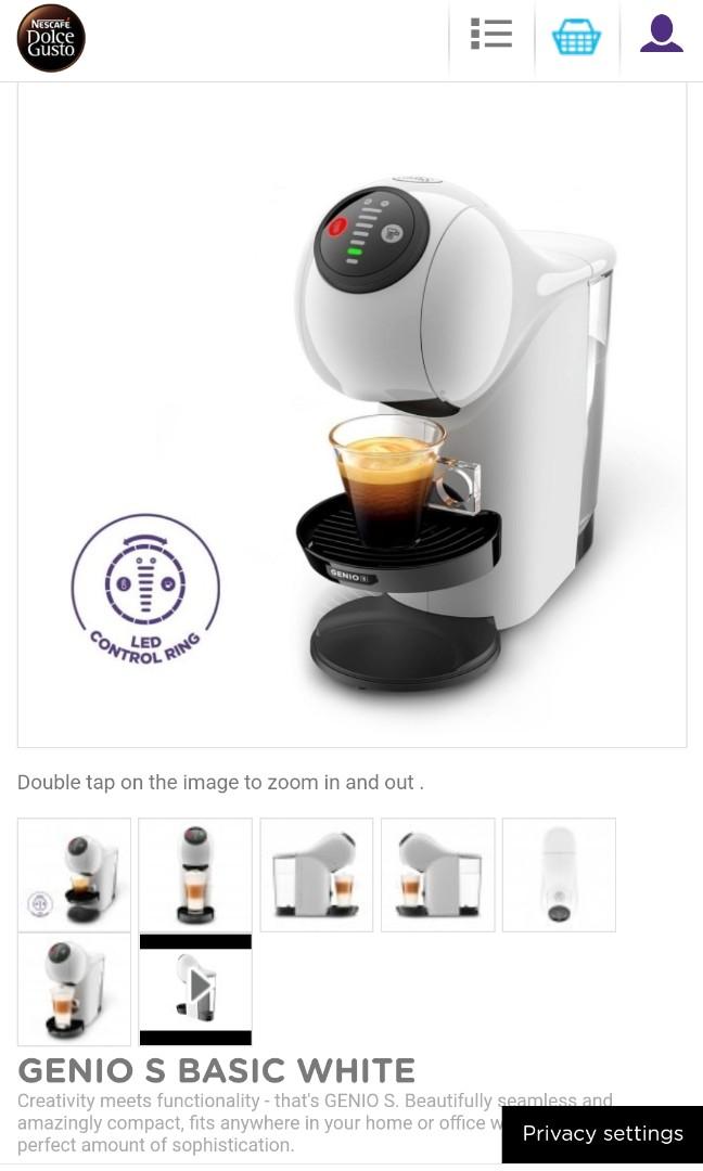 Nescafe genio s machine, TV & Home Appliances, Kitchen Appliances ...