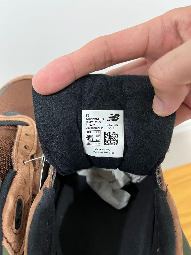 New Balance 993 Aime Leon Dore ALD Brown, Men's Fashion, Footwear ...