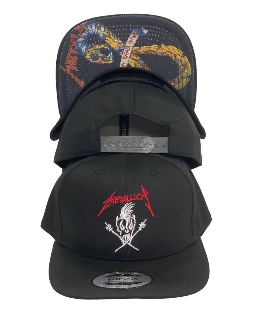 New cap Metallica topi rock band, Men's Fashion, Watches & Accessories ...
