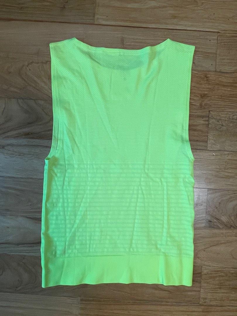 Nike neon yellow dri fit muscle top, Women's Fashion, Activewear on ...