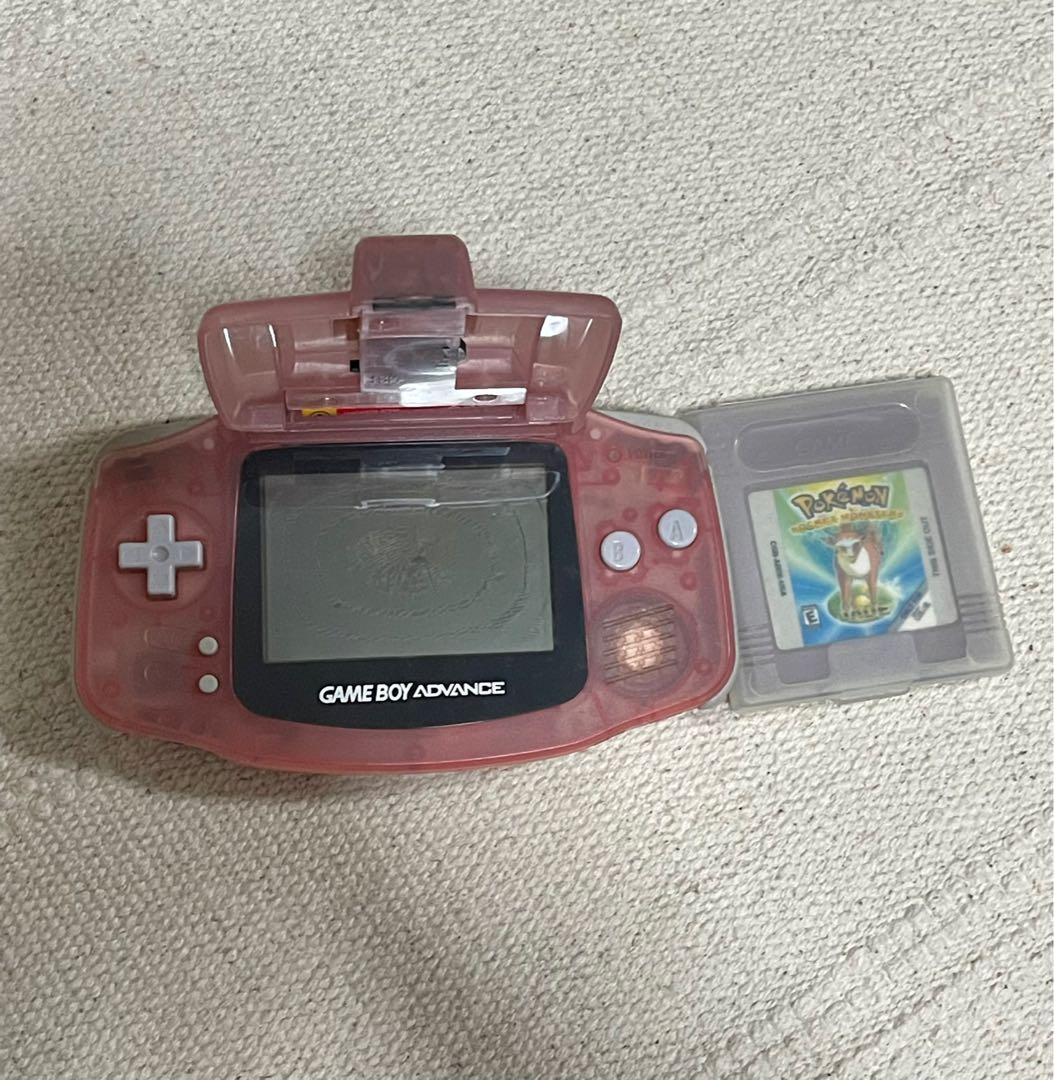 Nintendo Gameboy Advance GBA Fuchsia Pink Clear - gruponym.mx