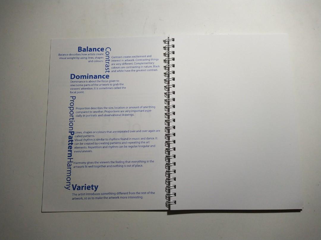 NYPS single line jotter book, learning journals & art journal, Hobbies ...