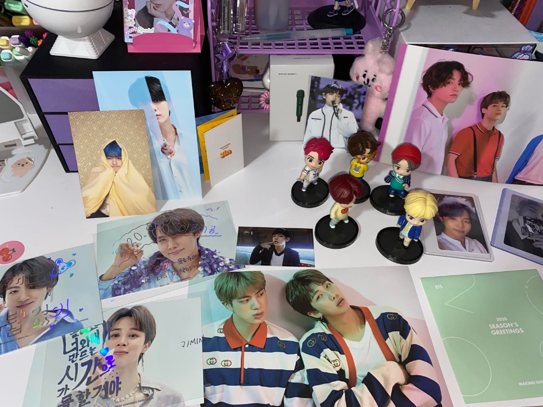OFFICIAL BTS OT7 PC MERCH AND PAPEL SET JIMIN, TAEHYUNG, JUNGKOOK, RM ...