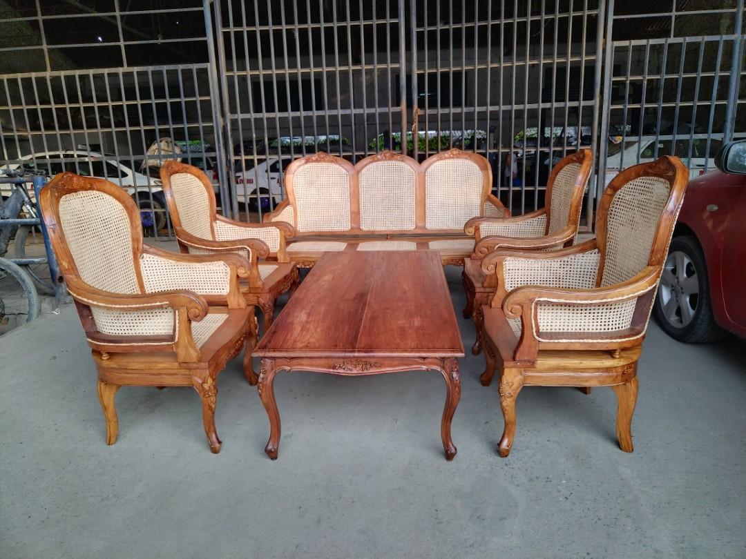 Old Victorian Sala Set, Furniture & Home Living, Furniture, Sofas on ...