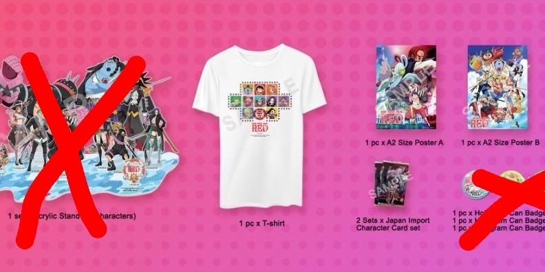 One Piece Film Red Fan Screening Merchandise, Hobbies & Toys ...