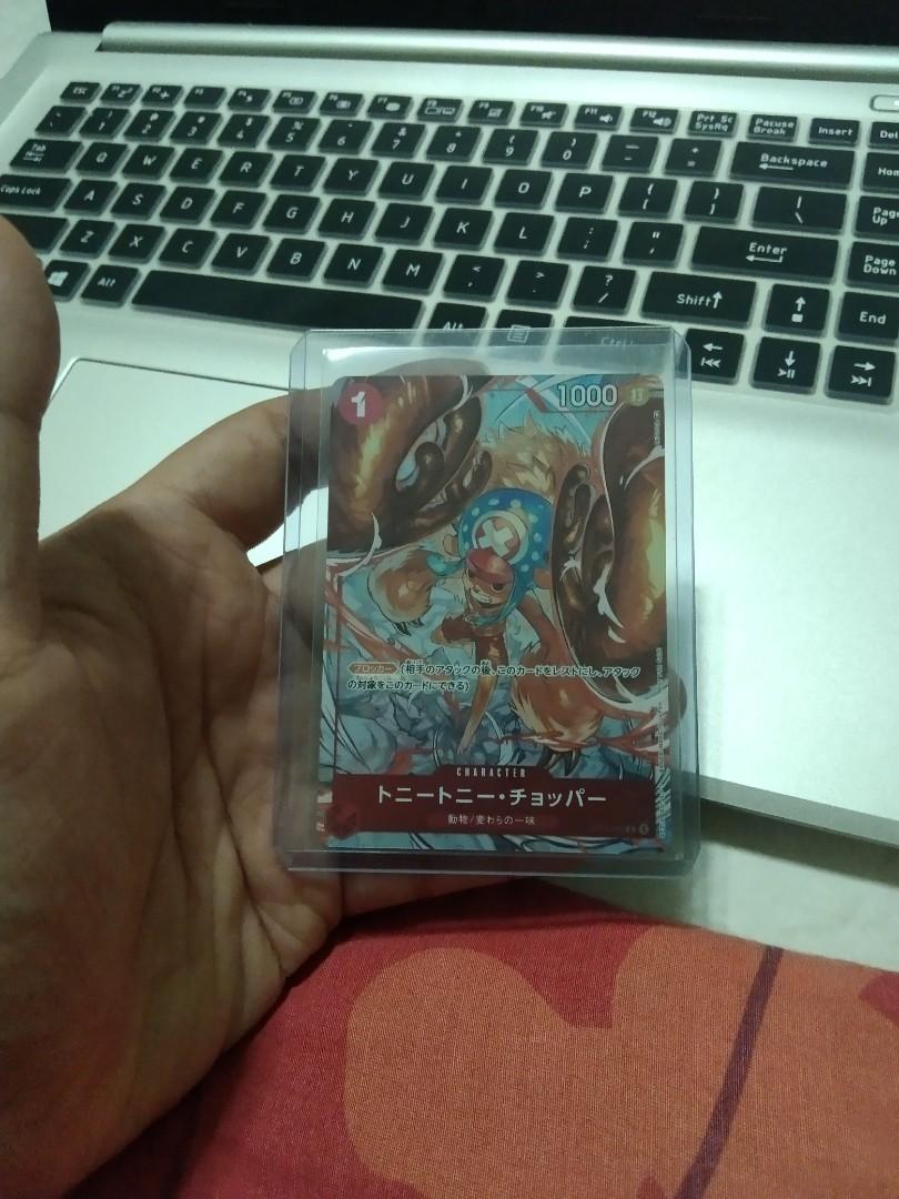 One Piece TCG Chopper Promo, Hobbies & Toys, Toys & Games on Carousell