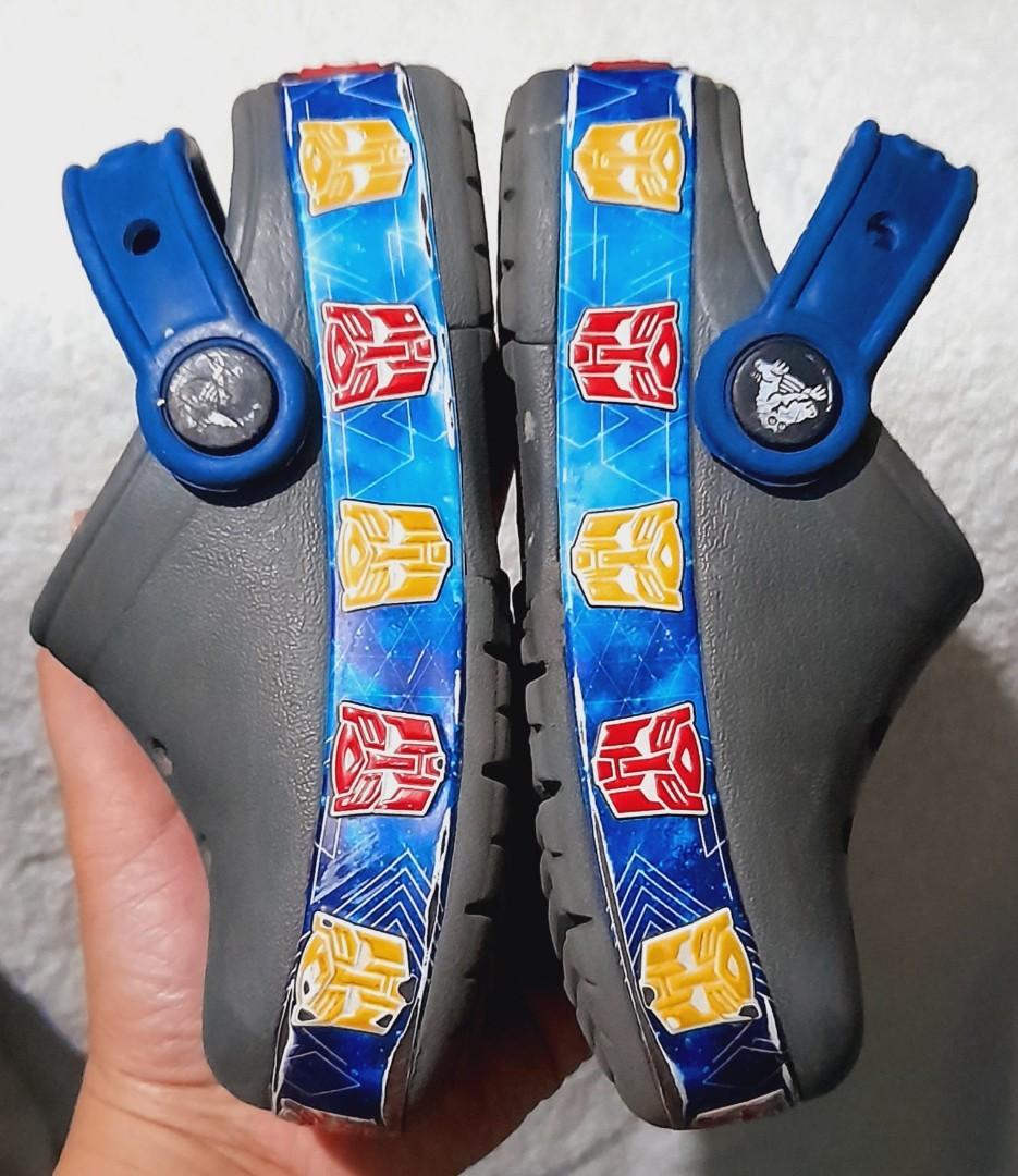 ORIGINAL CROCS TRANSFORMERS C8, Babies & Kids, Babies & Kids Fashion on ...