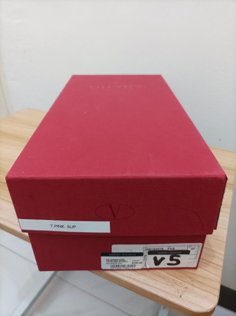 Original Valentino shoe box with card & dustbag, Luxury, Bags & Wallets ...