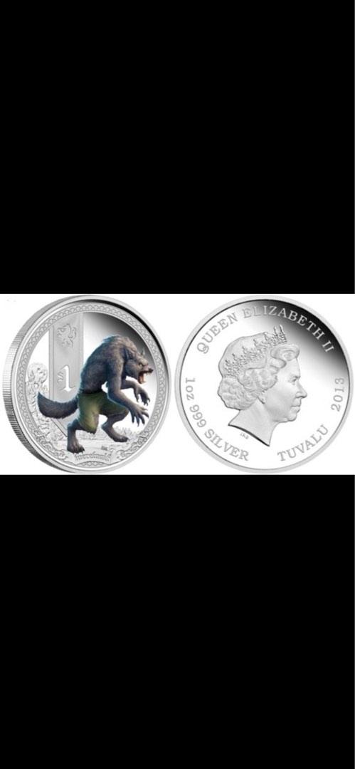 Perth Mint Mythical Creatures Set of 5 1oz Silver Coins Perfect ...