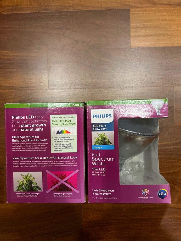 Philips LED plant grow light, Furniture & Home Living, Lighting & Fans ...