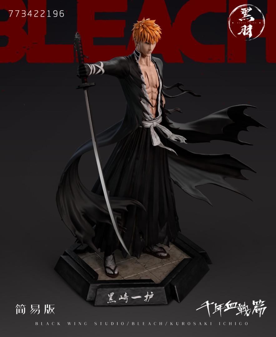 [PO] Black Wing Studio - Kurosaki Ichigo Figure Statue, Hobbies & Toys ...