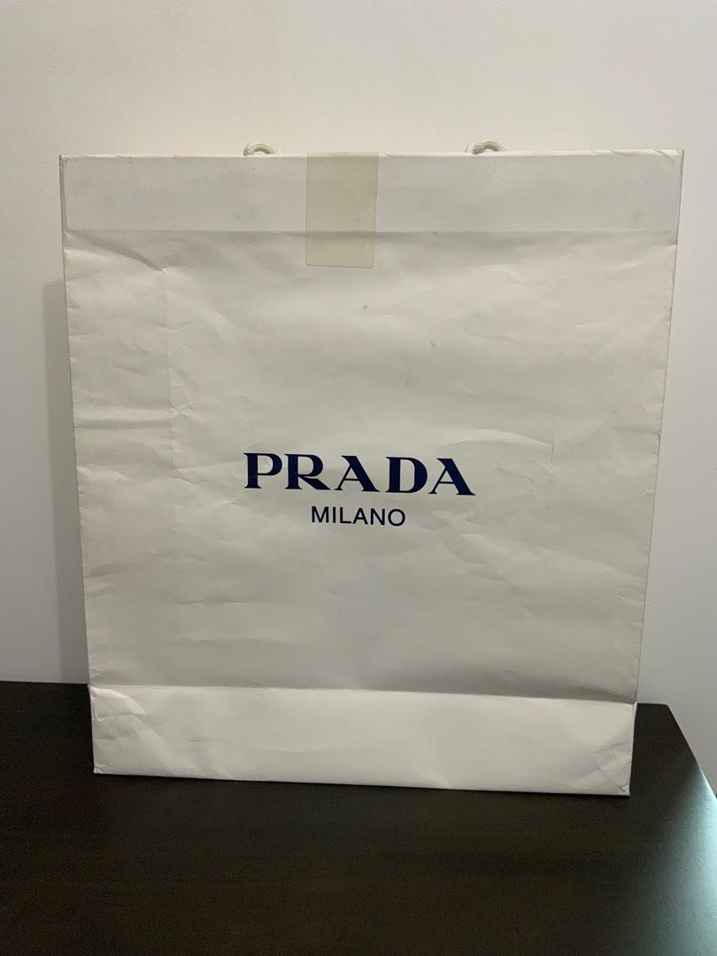 Prada Paper Bag Large, Luxury, Bags & Wallets on Carousell