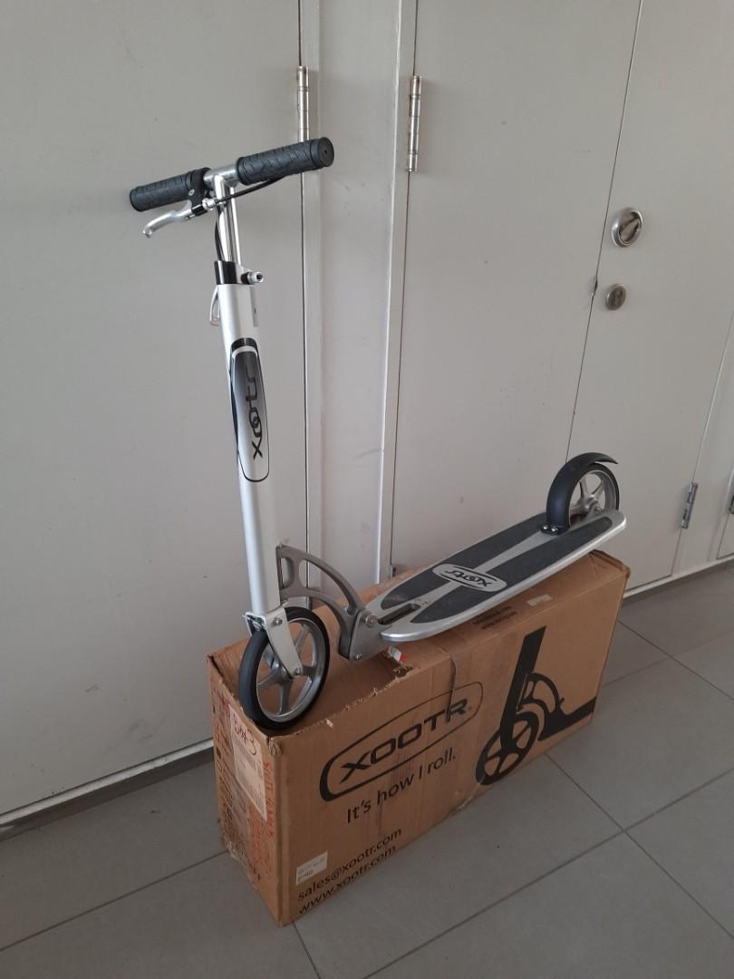 Premium USA XOOTR STREET adults' kick scooter . Full solid one pc CNC machined aluminum deck ...