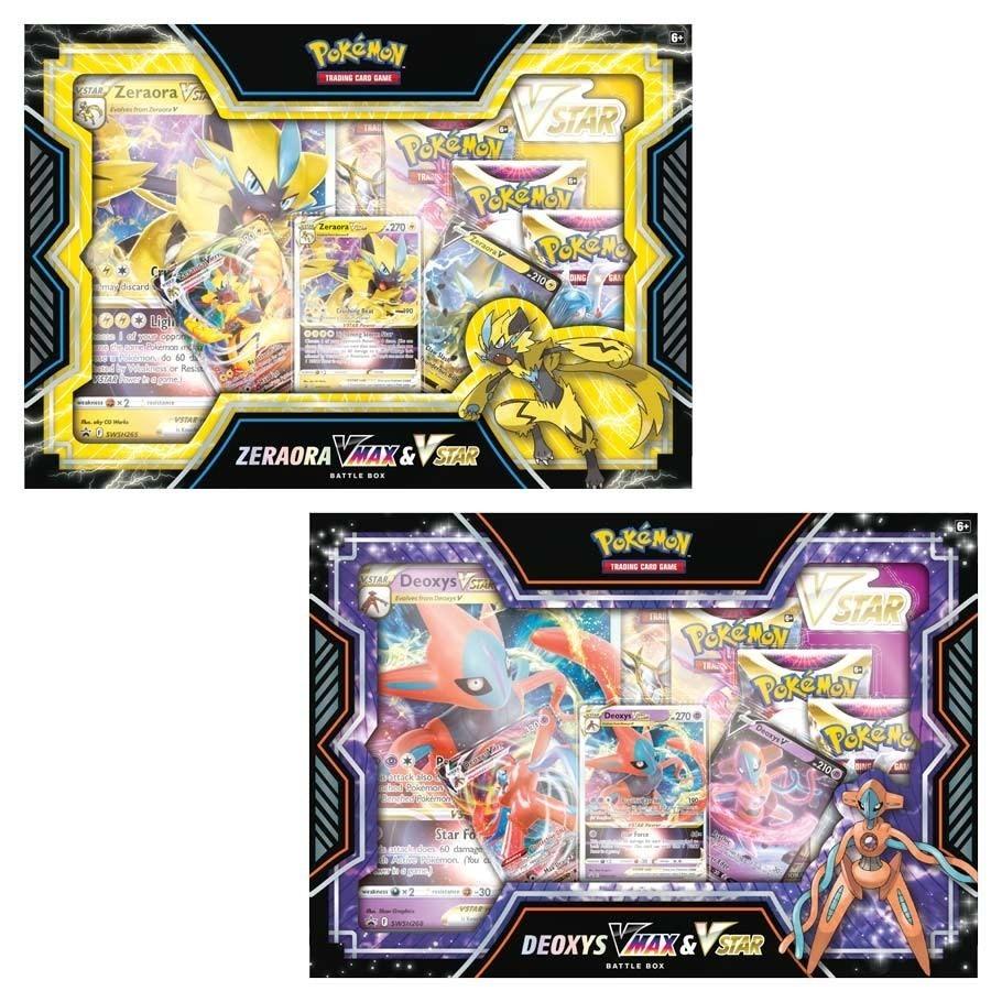 Pokemon TCG: Vmax & Vstar Battle Box: Deoxys & Zeraora - 1 Set, Hobbies & Toys, Toys & Games on ...
