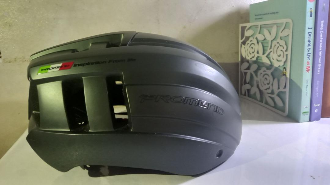PROMEND BICYCLE HELMET (TITANIUM), Sports Equipment, Bicycles & Parts ...