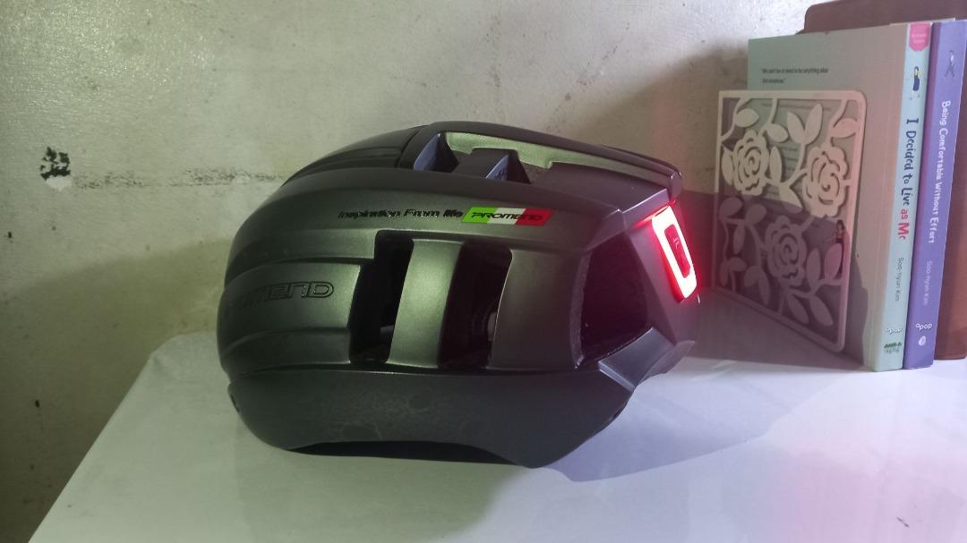 PROMEND BICYCLE HELMET (TITANIUM), Sports Equipment, Bicycles & Parts ...