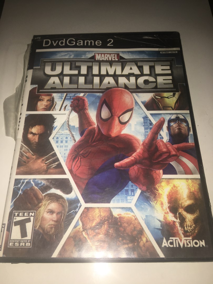 Ps2 cd Marvel Alliance, Video Gaming, Video Games, PlayStation on Carousell