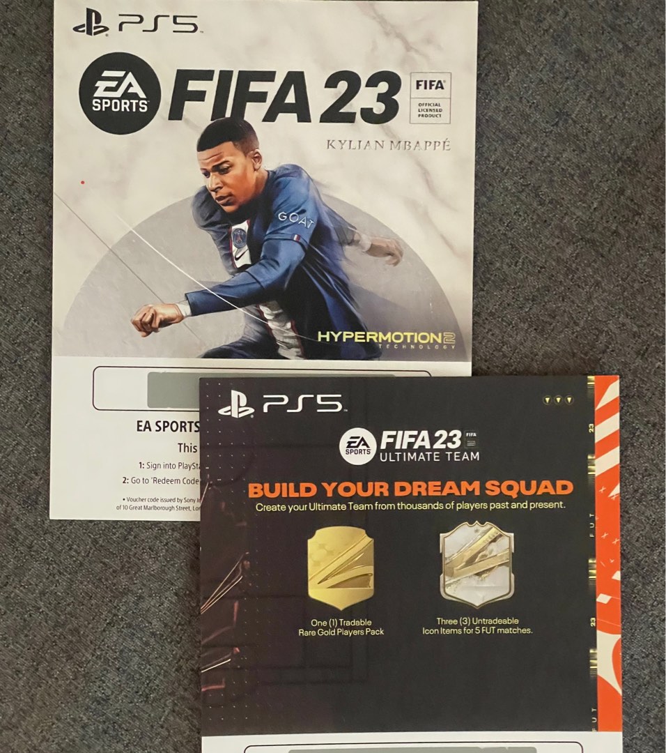PS5 FIFA 23 + Ultimate team digital codes, Video Gaming, Video Games ...