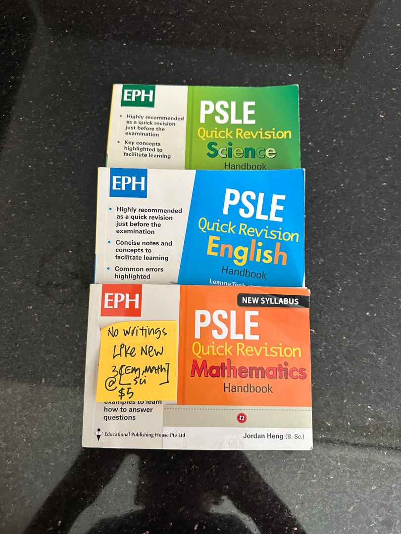 PSLE quick revision guide, Hobbies & Toys, Books & Magazines, Textbooks ...