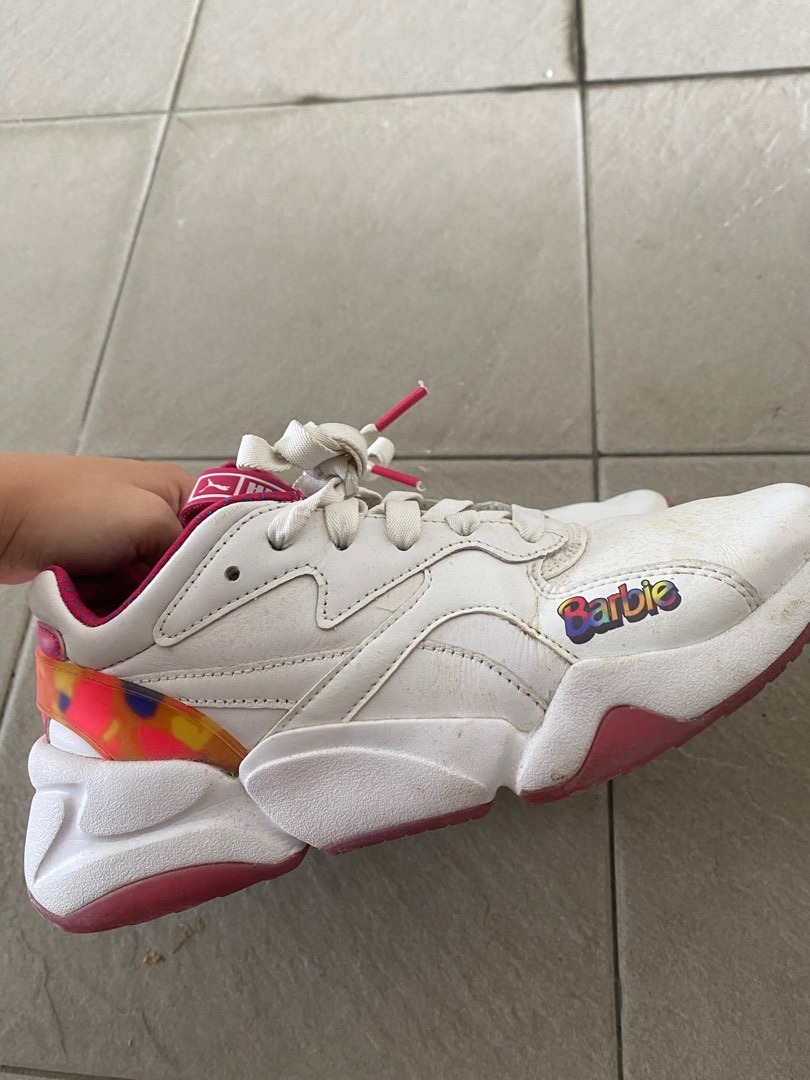 Puma Barbie platform shoes, Women's Fashion, Footwear, Sneakers on ...